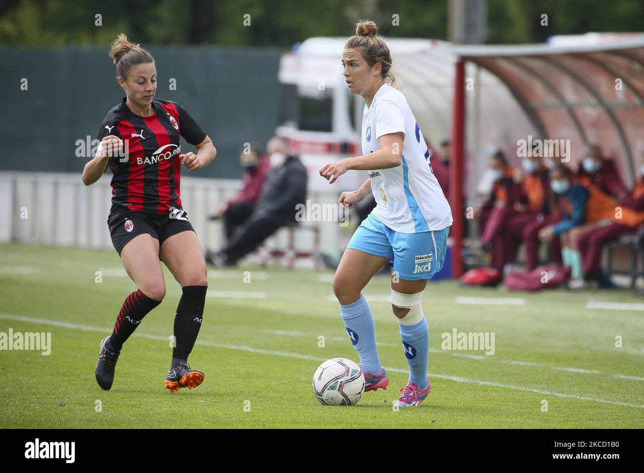 Sarah anne mary huchet of ssc napoli hi-res stock photography and ...