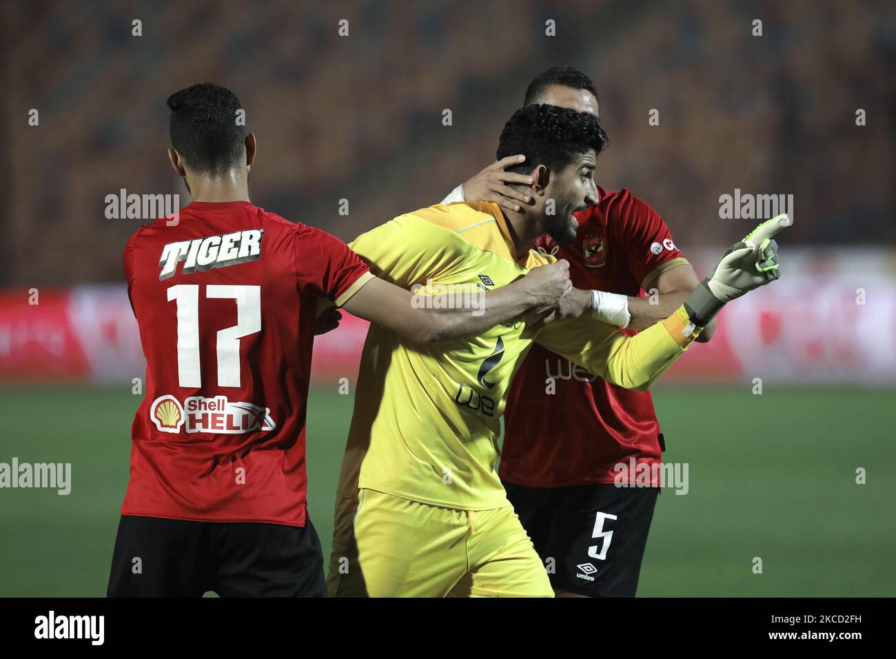 Goalkeeper aly lotfy of al ahly sc hi-res stock photography and images ...