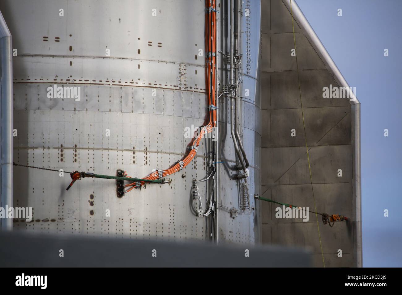 Starship SN15 on Monday, April 19th at SpaceX's South Texas Launch Site ...