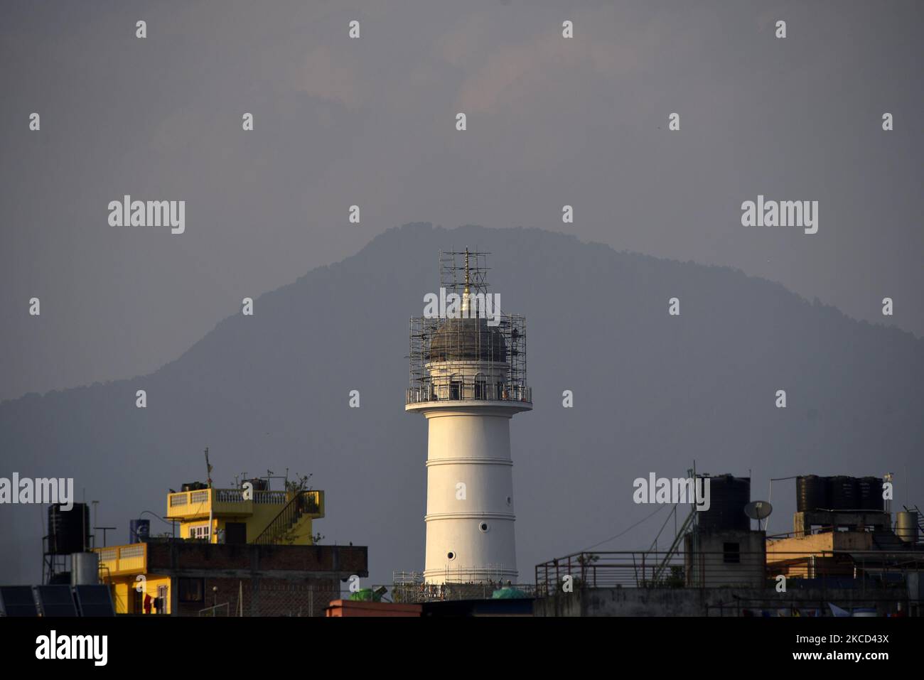 Constructed historic dharahara tower hi-res stock photography and ...