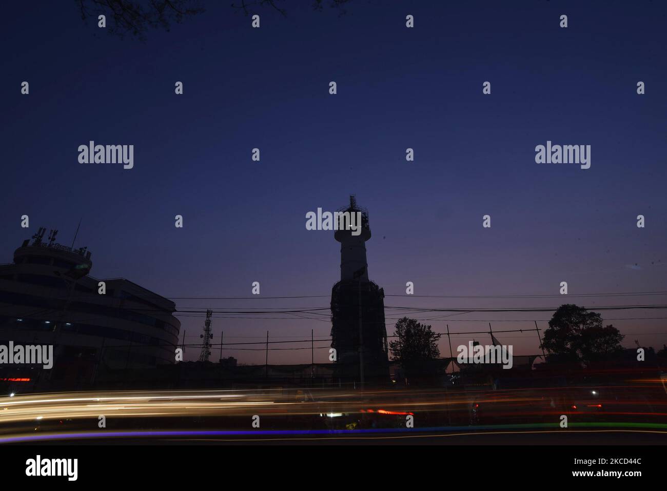Constructed historic dharahara tower hi-res stock photography and images - Alamy