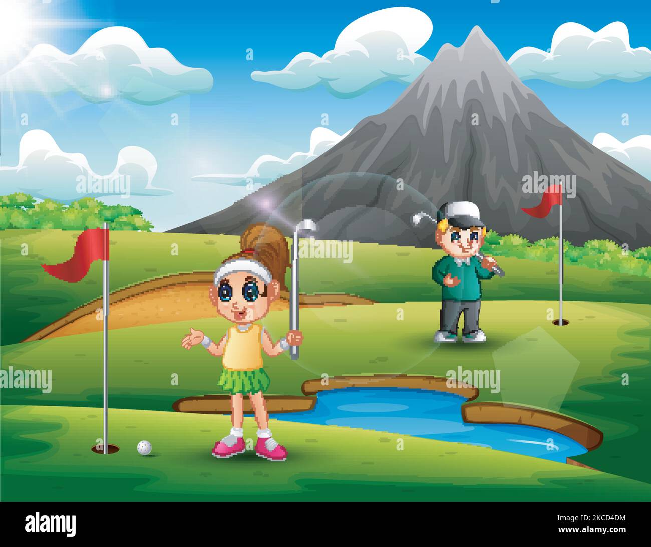 Animated Kids Golf