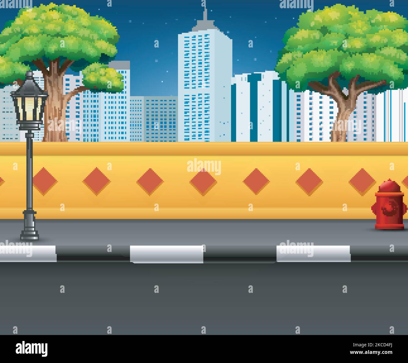 City street view with an urban background Stock Vector Image & Art - Alamy