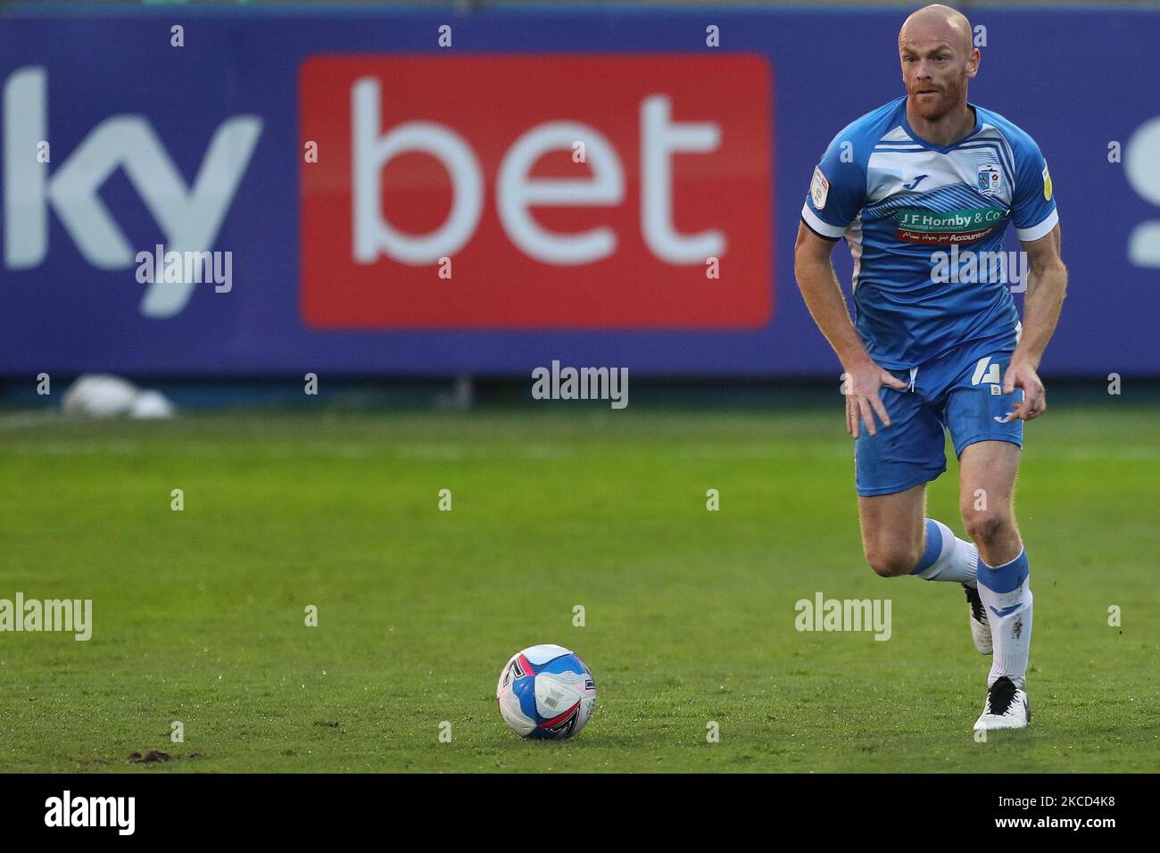 Jason Taylor of Barrow during the Sky Bet League 2 match between Barrow ...