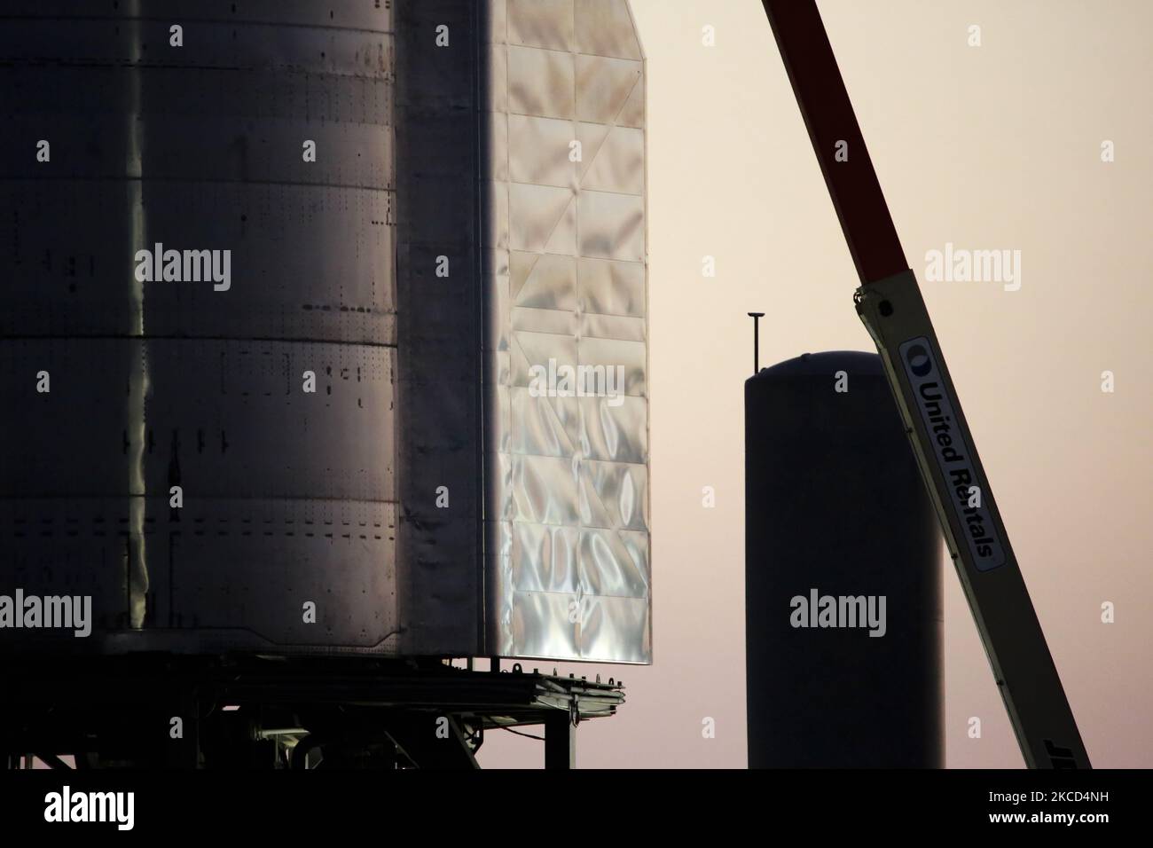 Starship SN15 is prepared for static fire and launch at SpaceX's South ...
