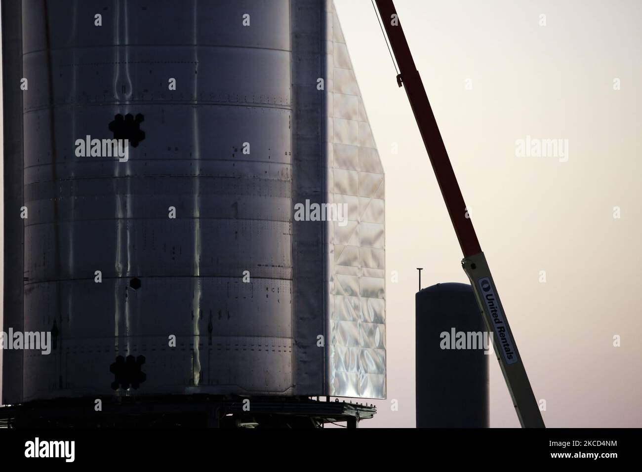 Starship SN15 is prepared for static fire and launch at SpaceX's South ...