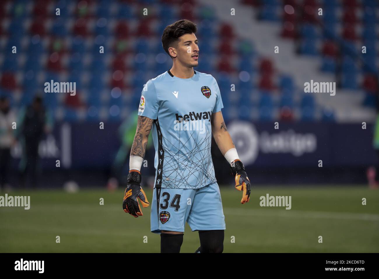 Levantes goalkeeper dani cardenas hi-res stock photography and images ...