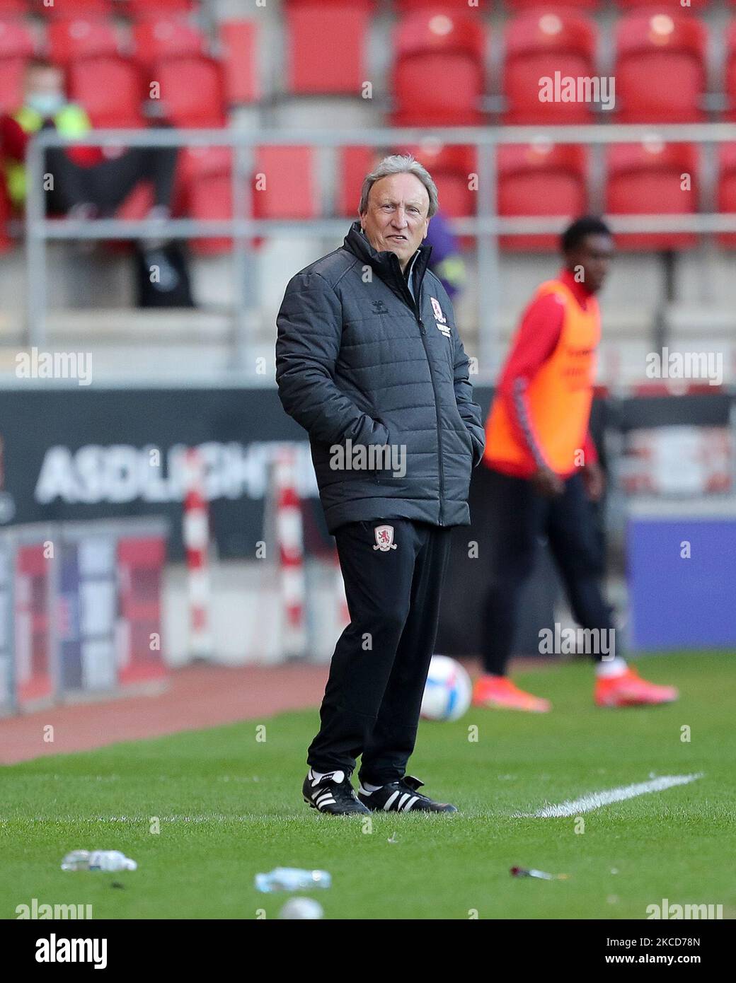 Middesbrough manager Neil Warnock during the Sky Bet Championship match ...