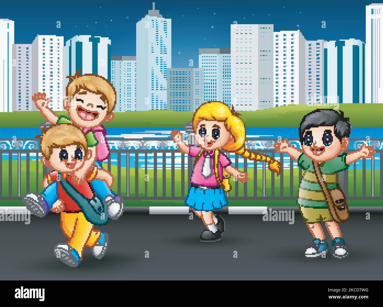 High school environment Stock Vector Images - Alamy