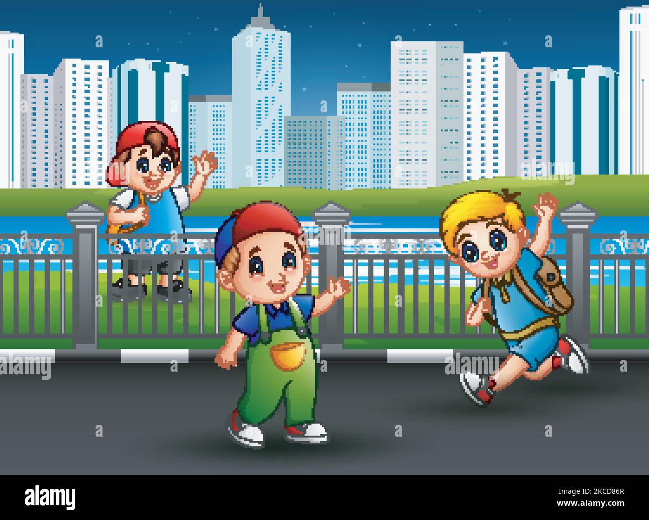 High school environment Stock Vector Images - Alamy