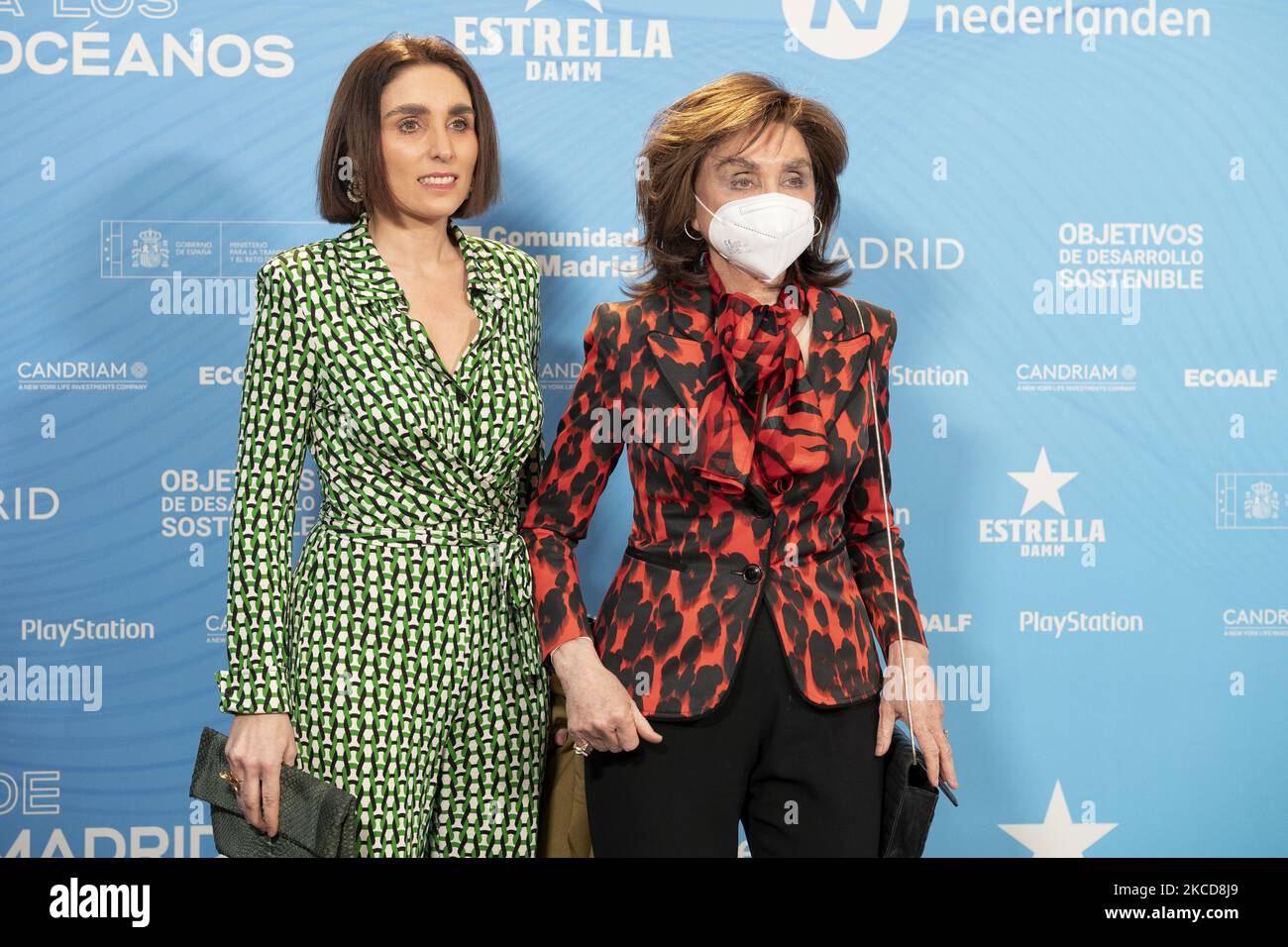 Paloma Segrelles attends the Photocall of the MadBlue Awards 2021 at ...