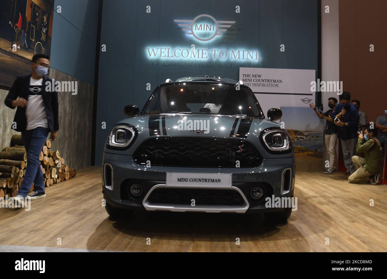 The New MINI Countryman when it is launched at the IIMS Hybrid 2021 at ...