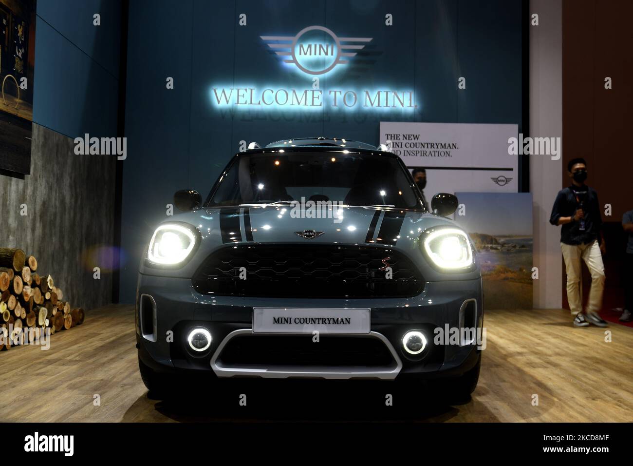 The New MINI Countryman when it is launched at the IIMS Hybrid 2021 at ...