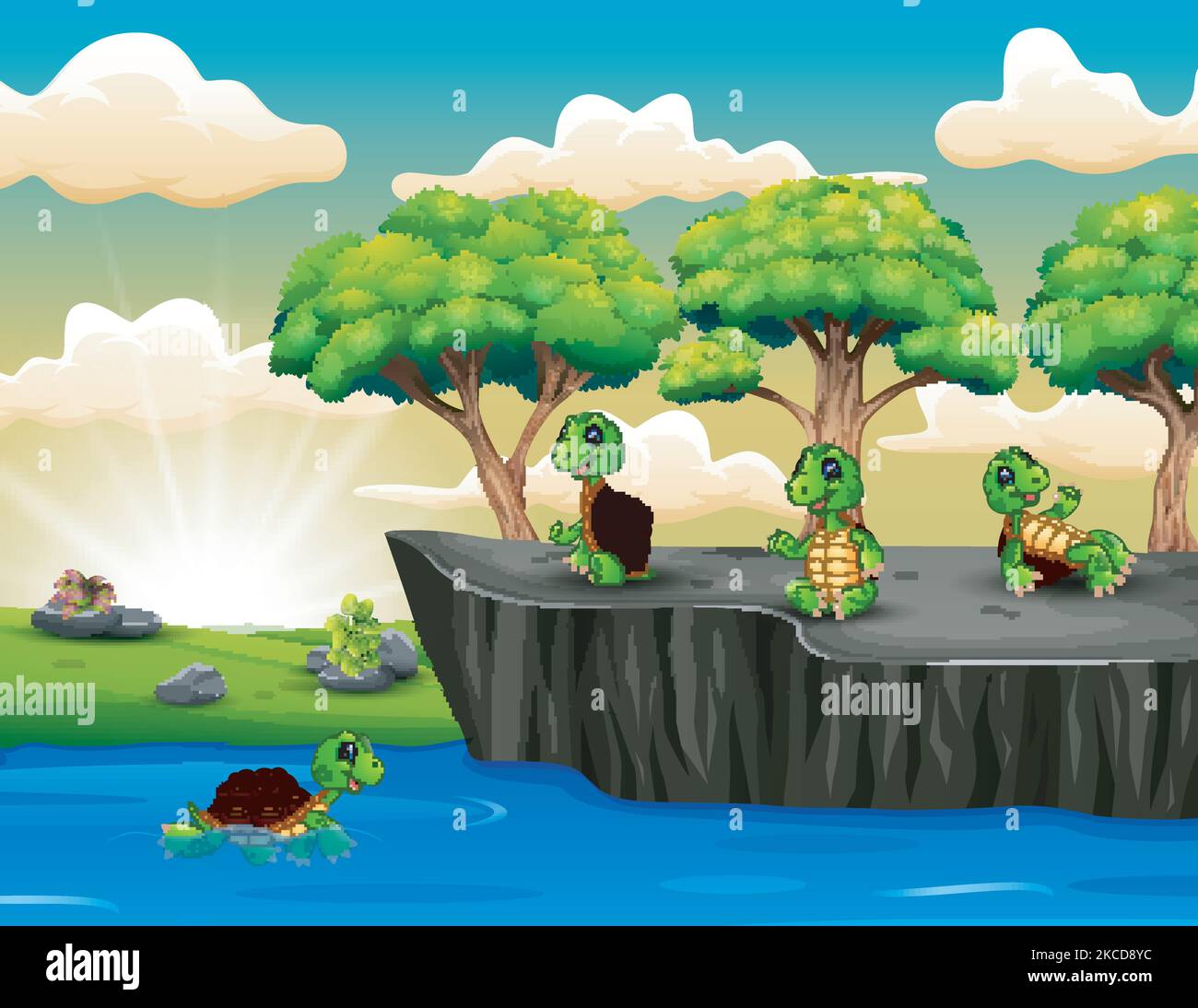 Group exploring Stock Vector Images - Alamy