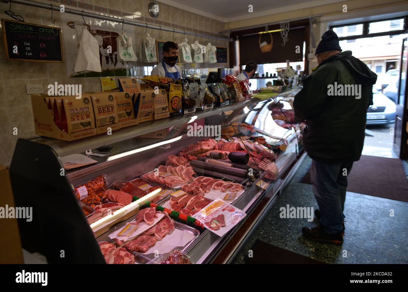 Inside the Moran Family Butchers in Clifden center. Laurence McGonagle ...