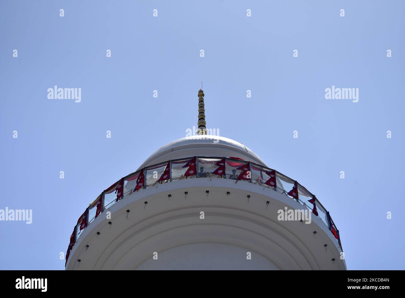 The view of newly constructed Dharahara tower for the inauguration in ...