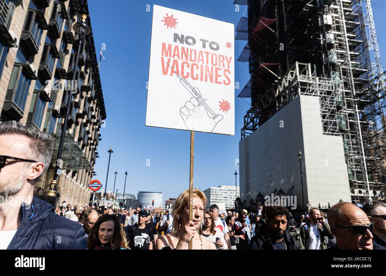 Protestors take to the streets across the capital for an Anti Lockdown ...