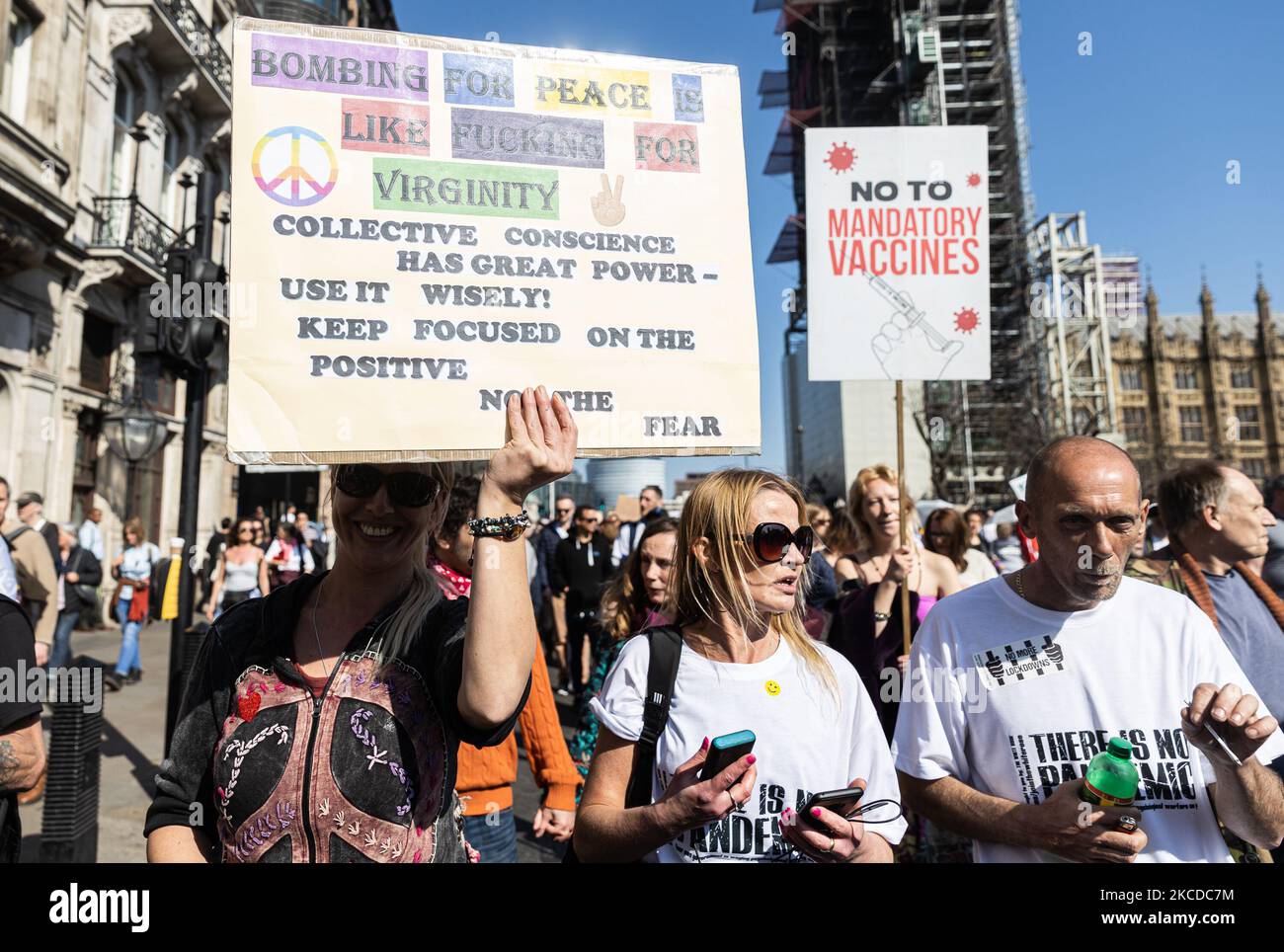 Protestors take to the streets across the capital for an Anti Lockdown ...