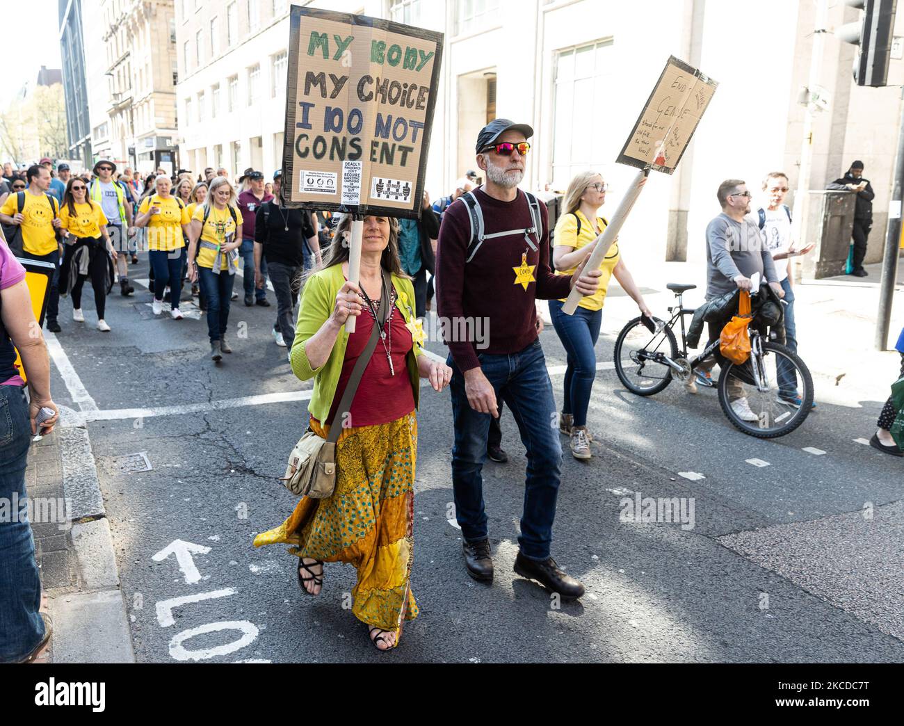 Protestors take to the streets across the capital for an Anti Lockdown ...