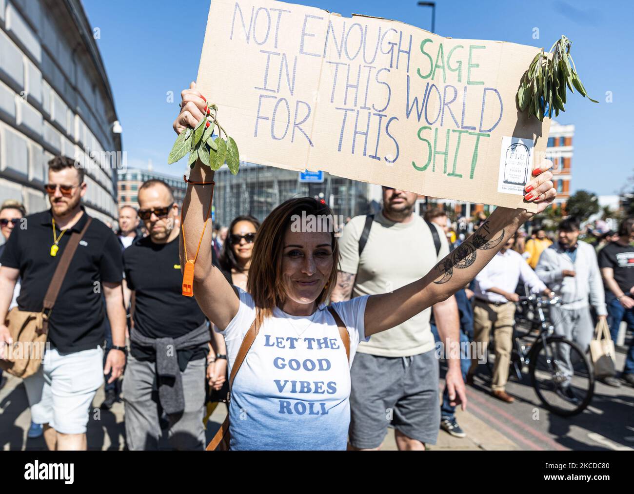 Protestors take to the streets across the capital for an Anti Lockdown ...