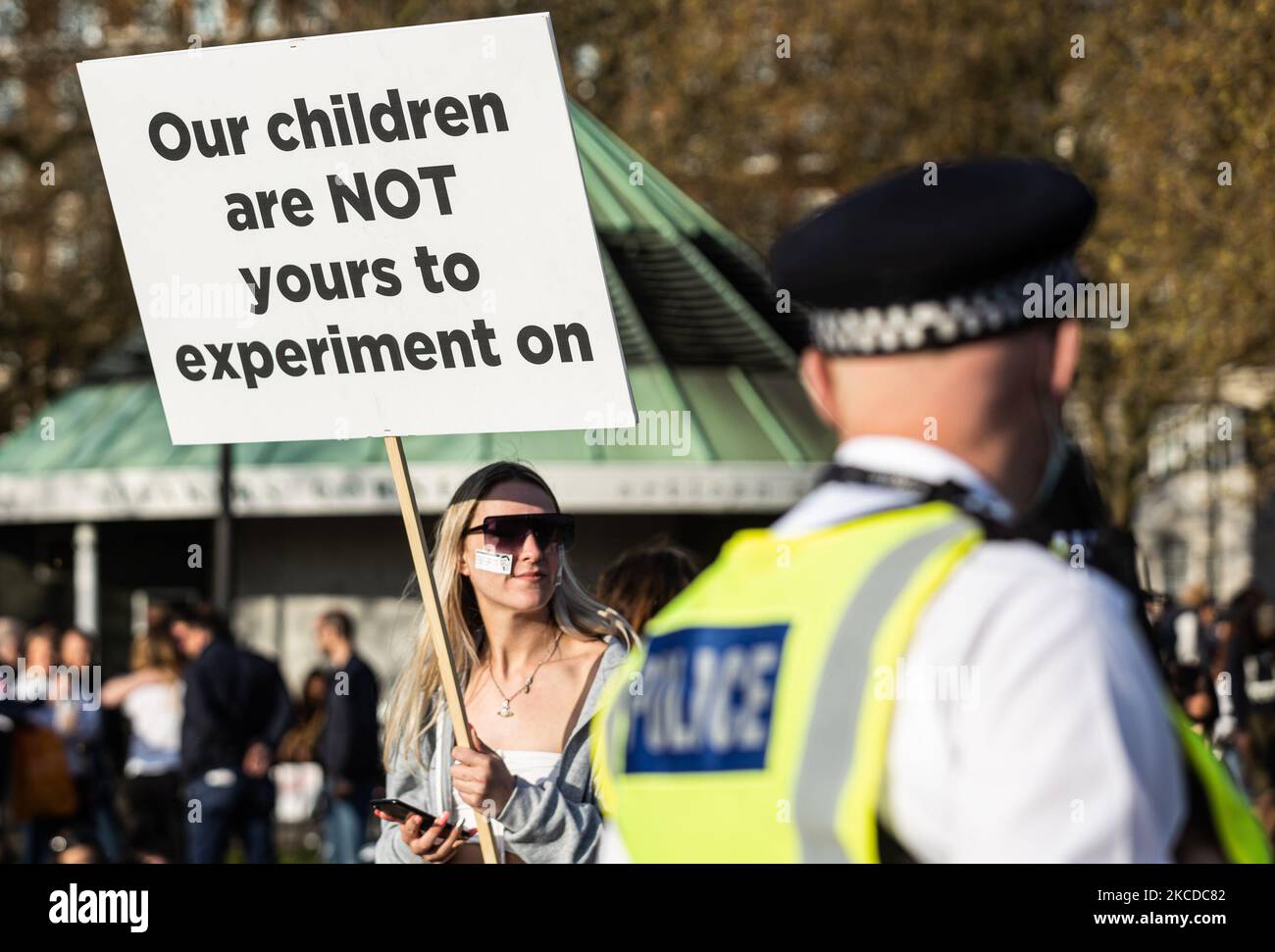 Protestors take to the streets across the capital for an Anti Lockdown ...
