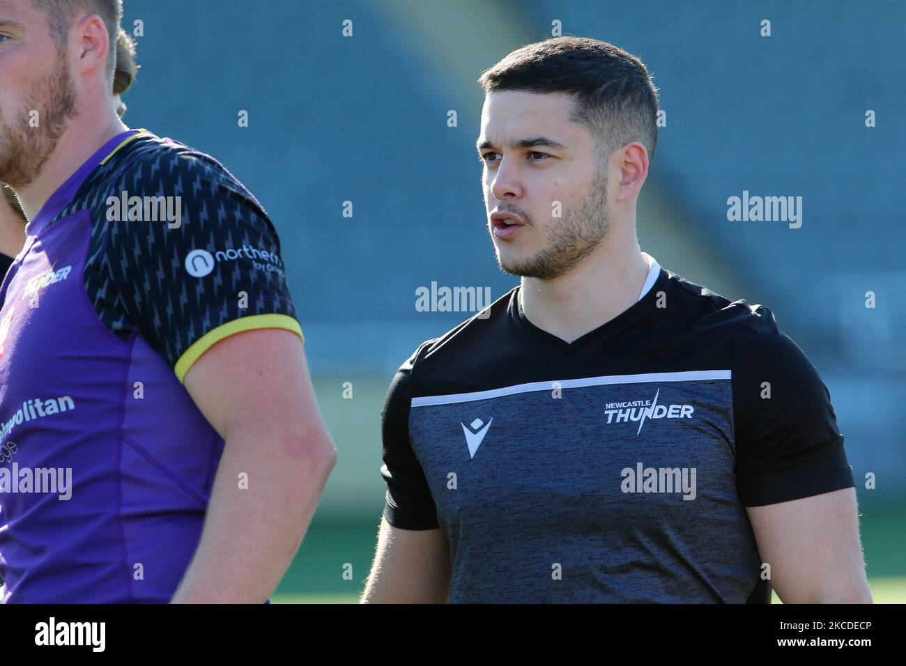 Jake Shorrocks of Newcastle Thunder pictured before the BETFRED ...