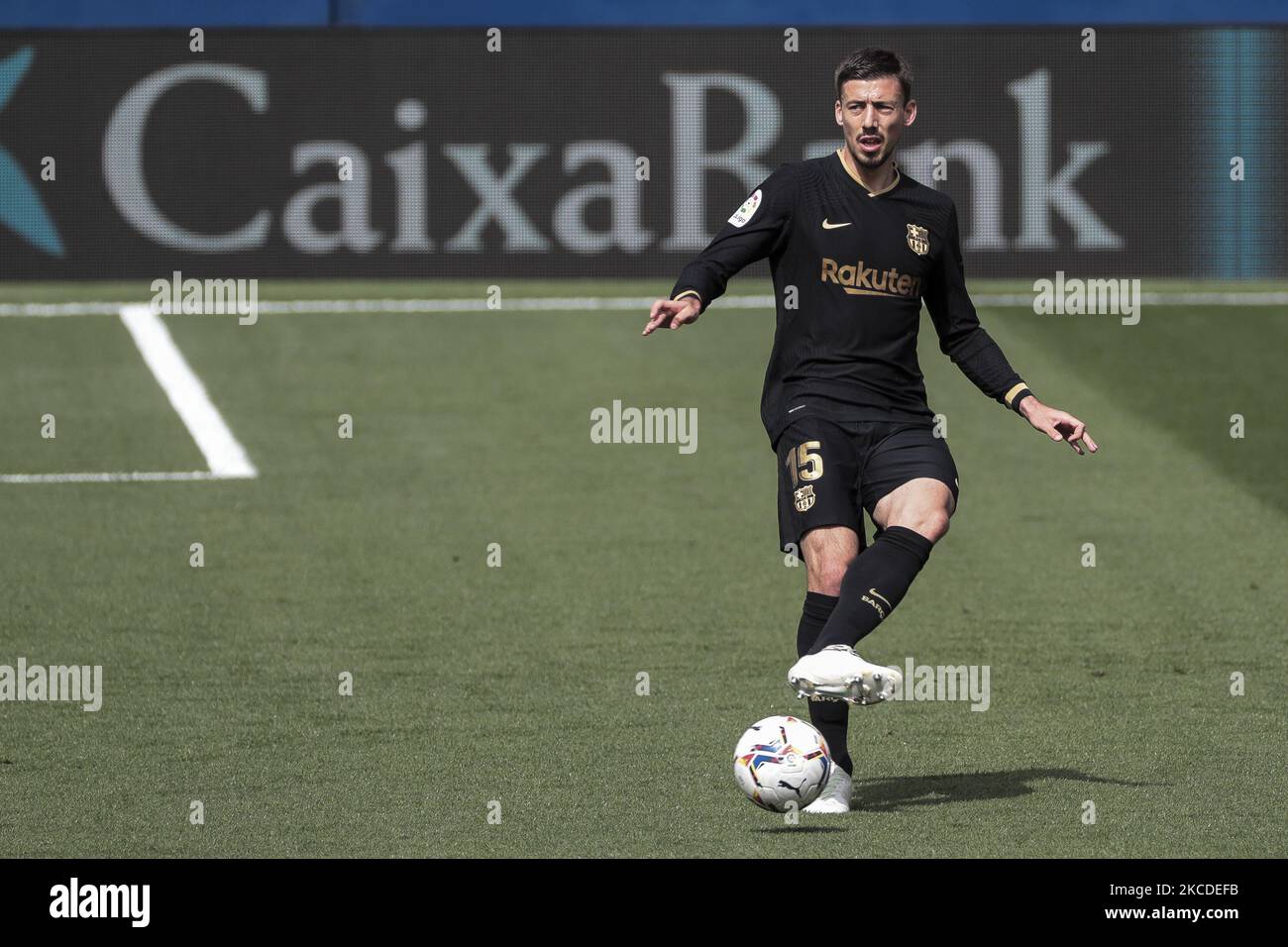 FC Barcelona's defender Clement Lenglet during spanish La Liga match ...