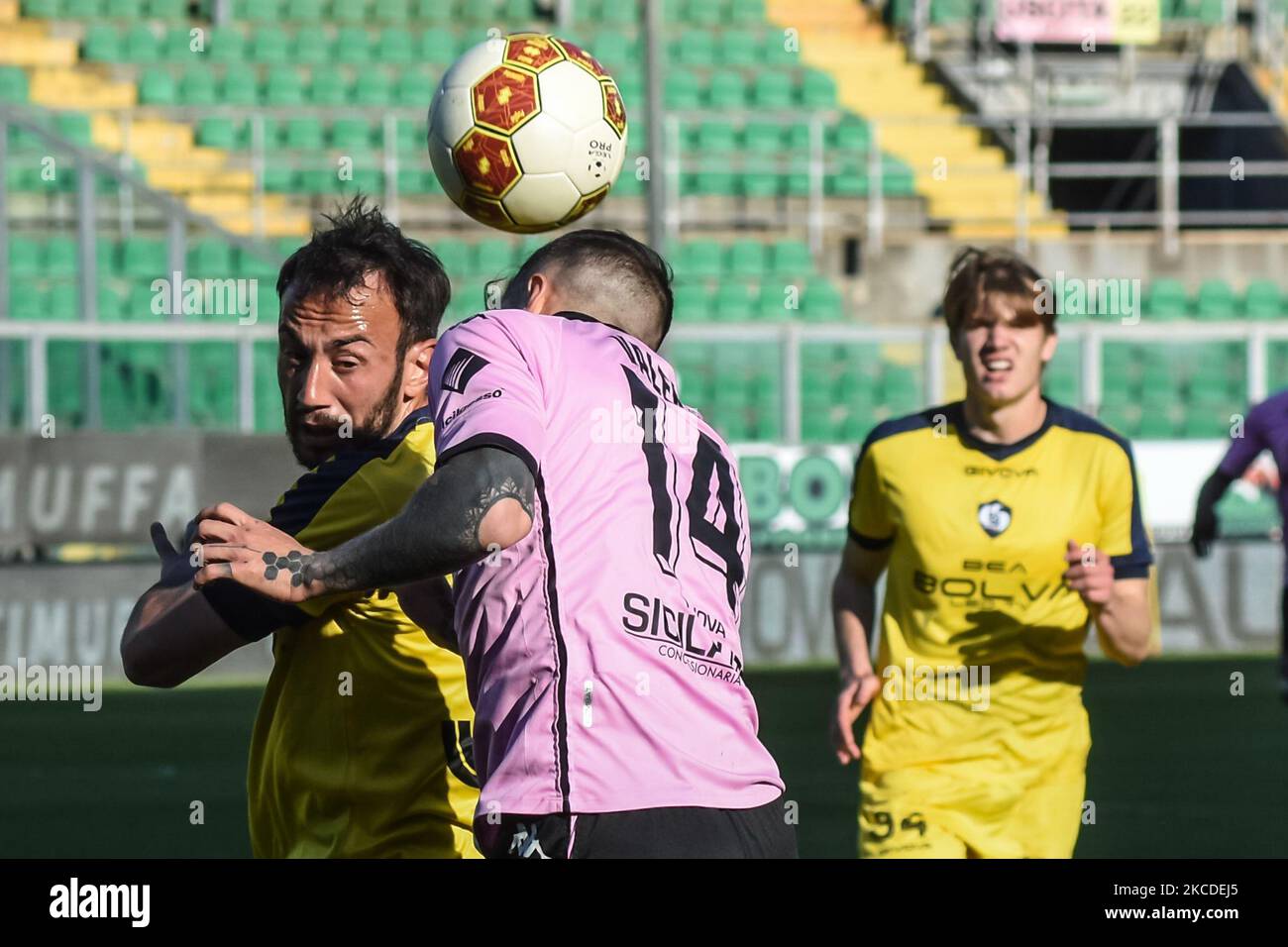 Nicola Valente during the Serie C match between Palermo FC and Cavese ...