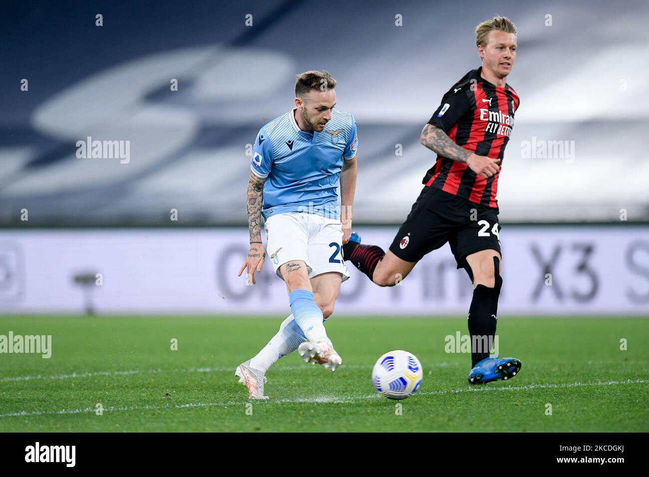 Manuel lazzari of ss lazio scores hi-res stock photography and images - Alamy