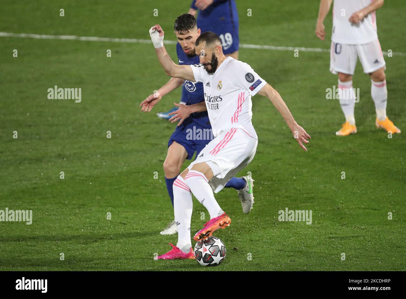 Karim Benzema of Real Madrid in action during the UEFA Champions League ...