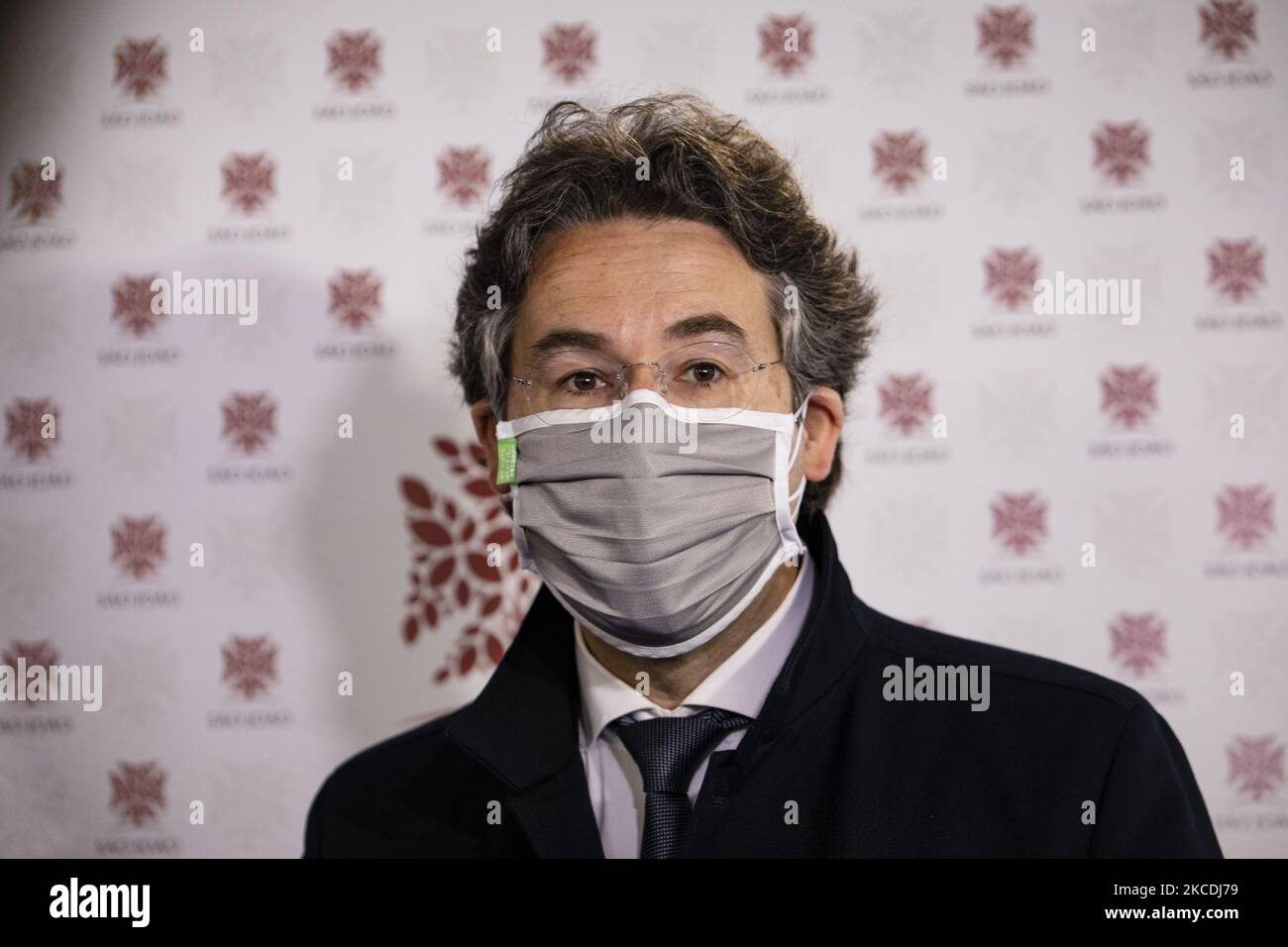 President of the Chamber of Valongo Jose Manuel Ribeiro attends ...