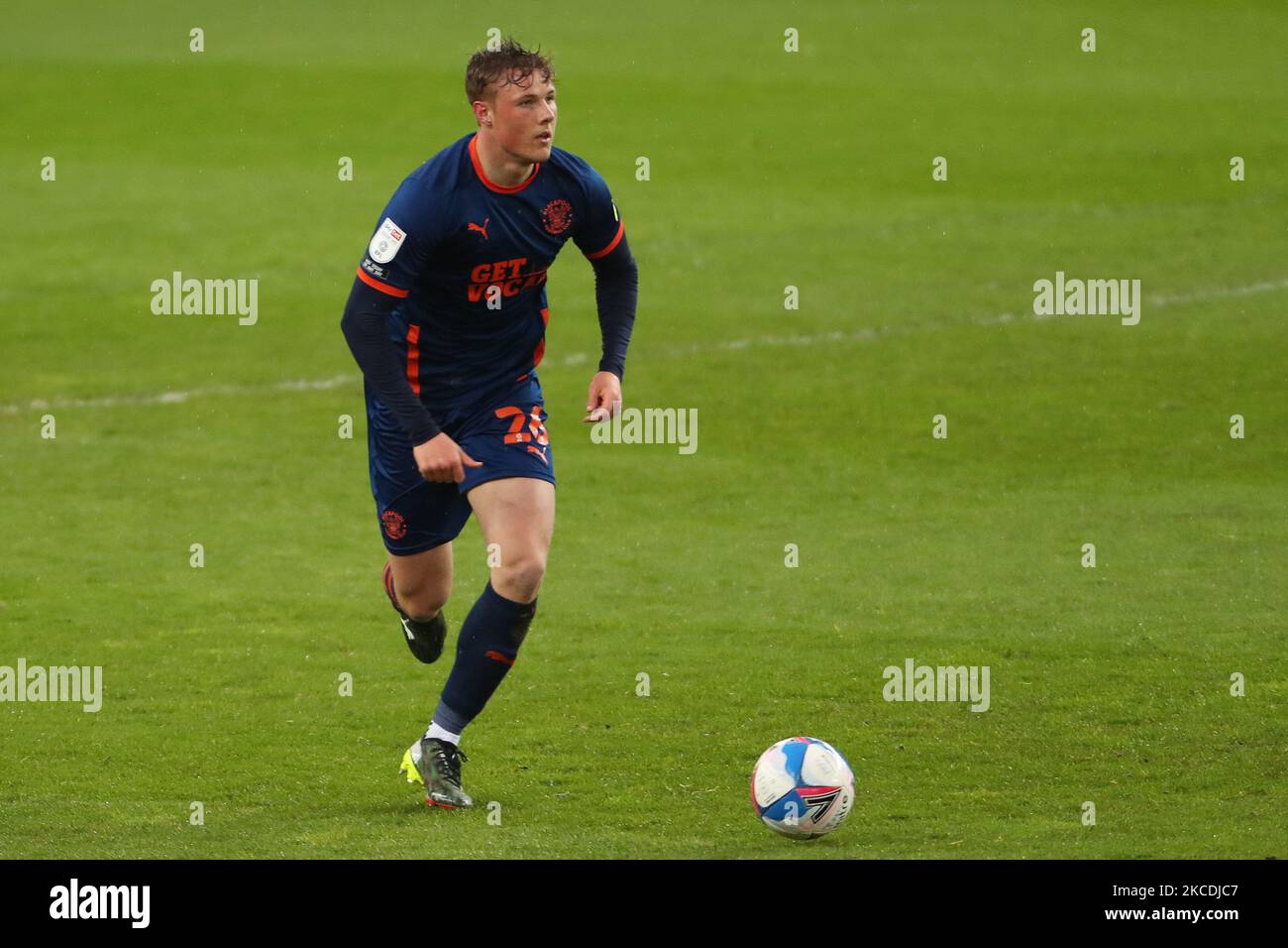 Daniel Ballard of Blackpool during the Sky Bet League 1 match between ...