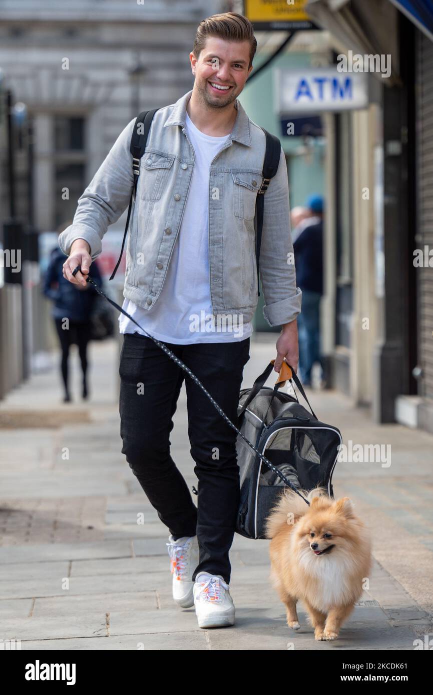 Sonny Jay seen leaving Global Studios, Capital FM Breakfast Show ...