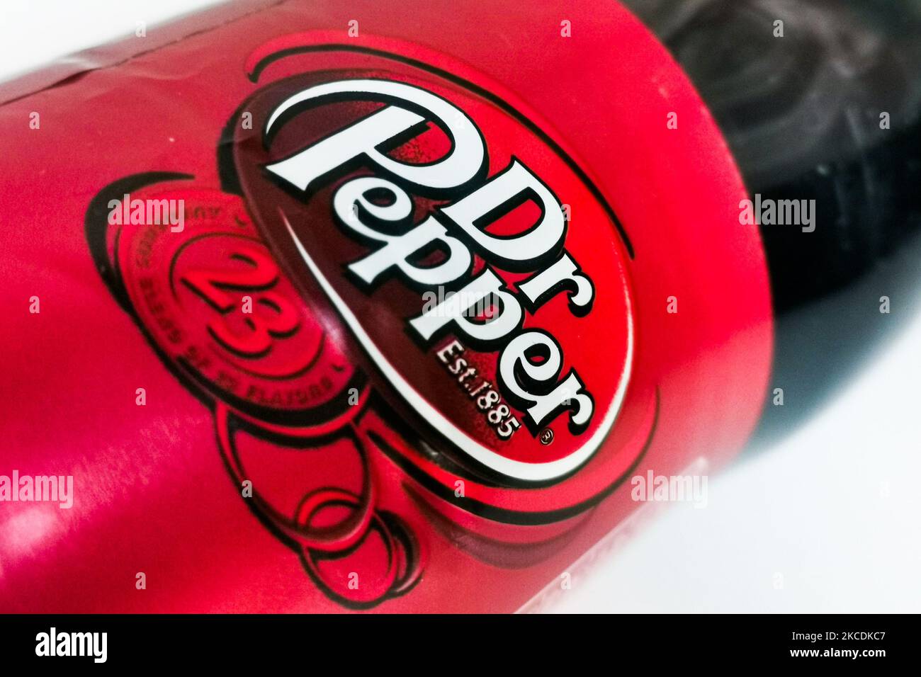 Dr pepper label on bottle hi-res stock photography and images - Alamy