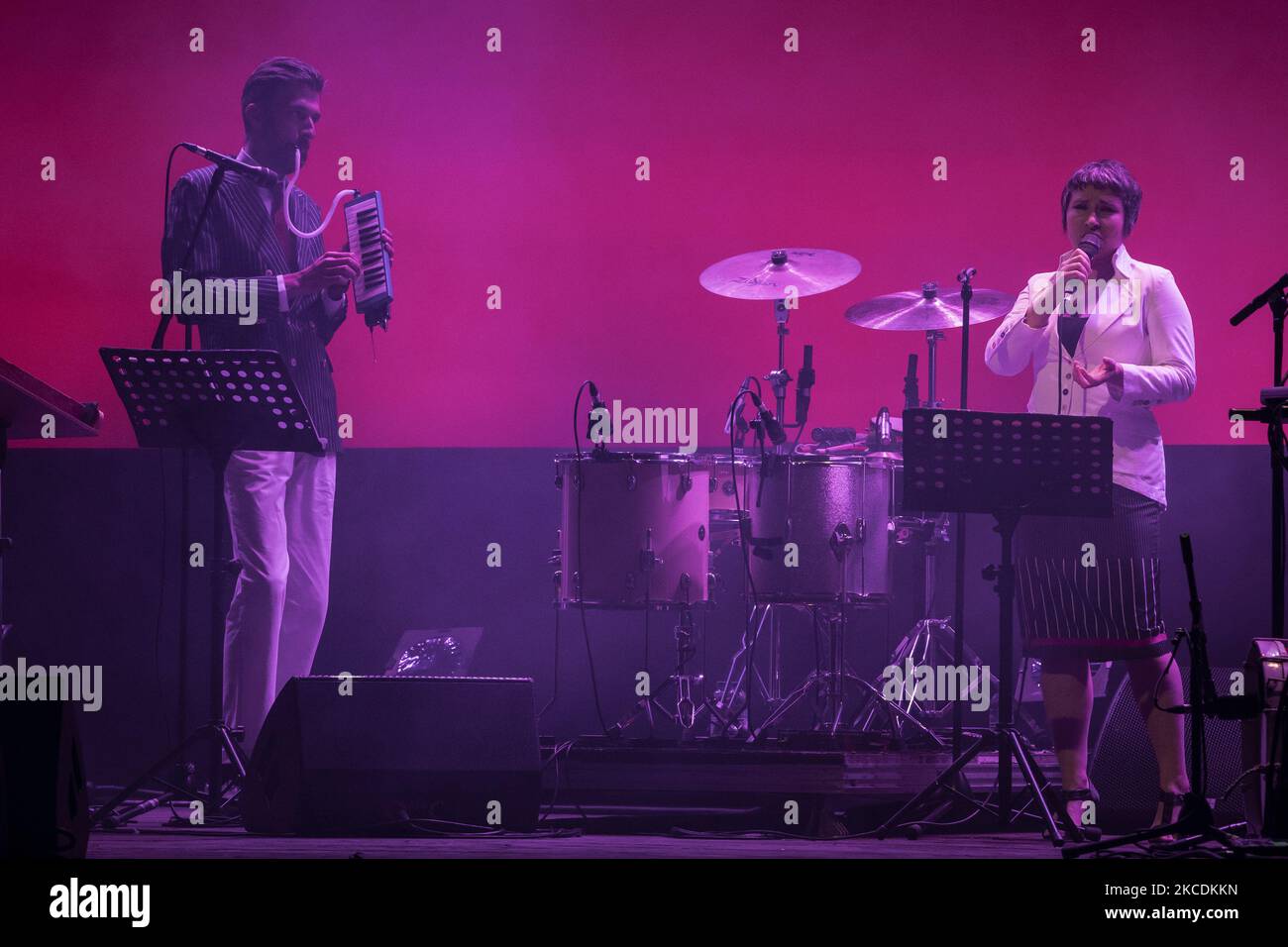 Concert by Bruno Nogueira and Manuela Azevedo, perform at the Porto ...