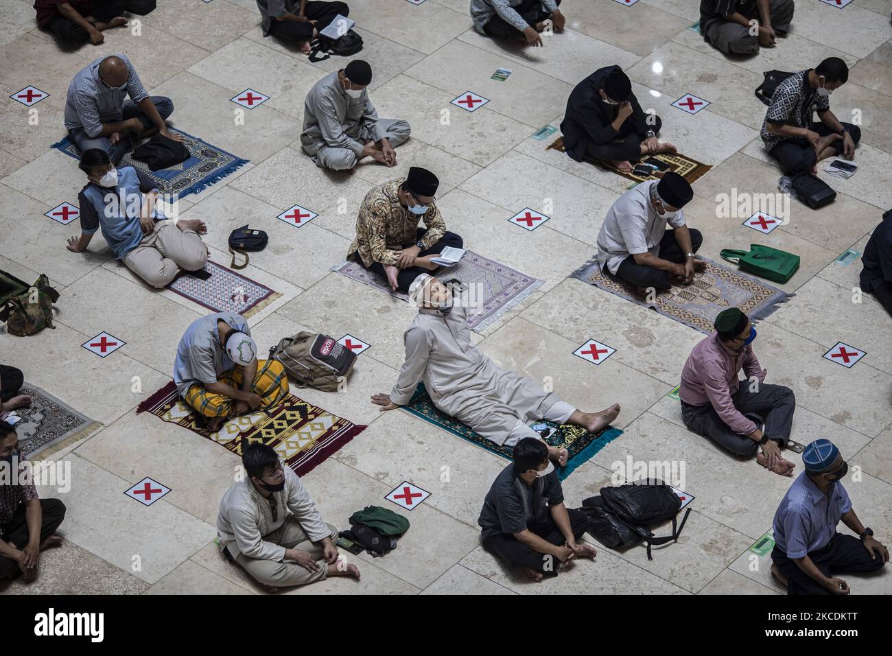 Muslim during Friday Pray at Istiqlal mosque in Jakarta, Indonesia, 30 ...