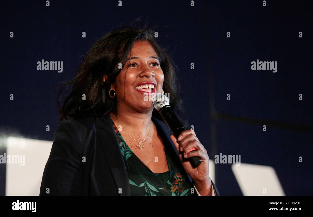 Kristina karamo secretary of state hi-res stock photography and images ...