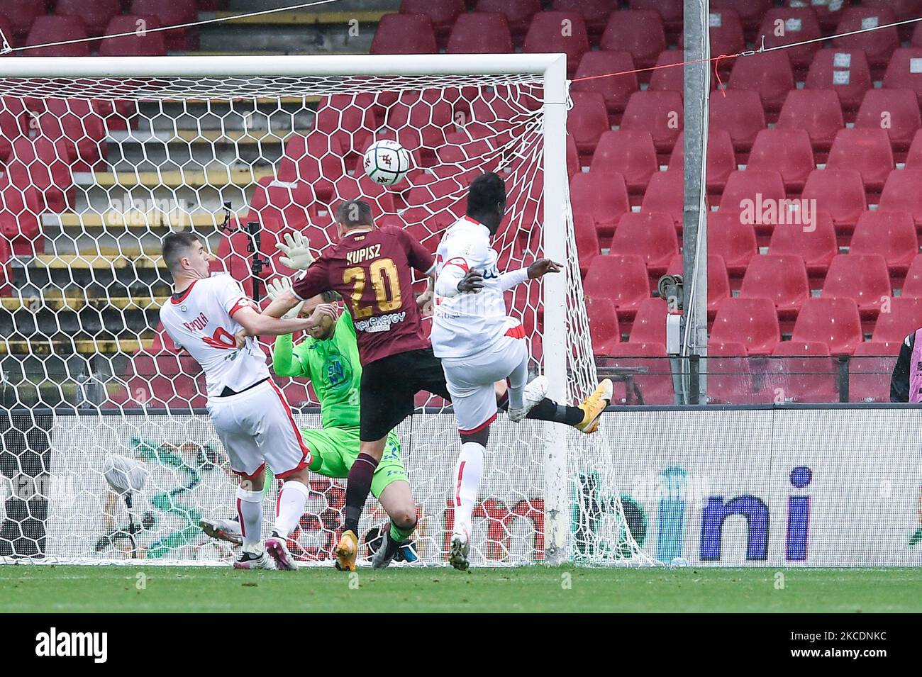 Mario Balotelli of AC Monza scores second goal during the Serie B match ...