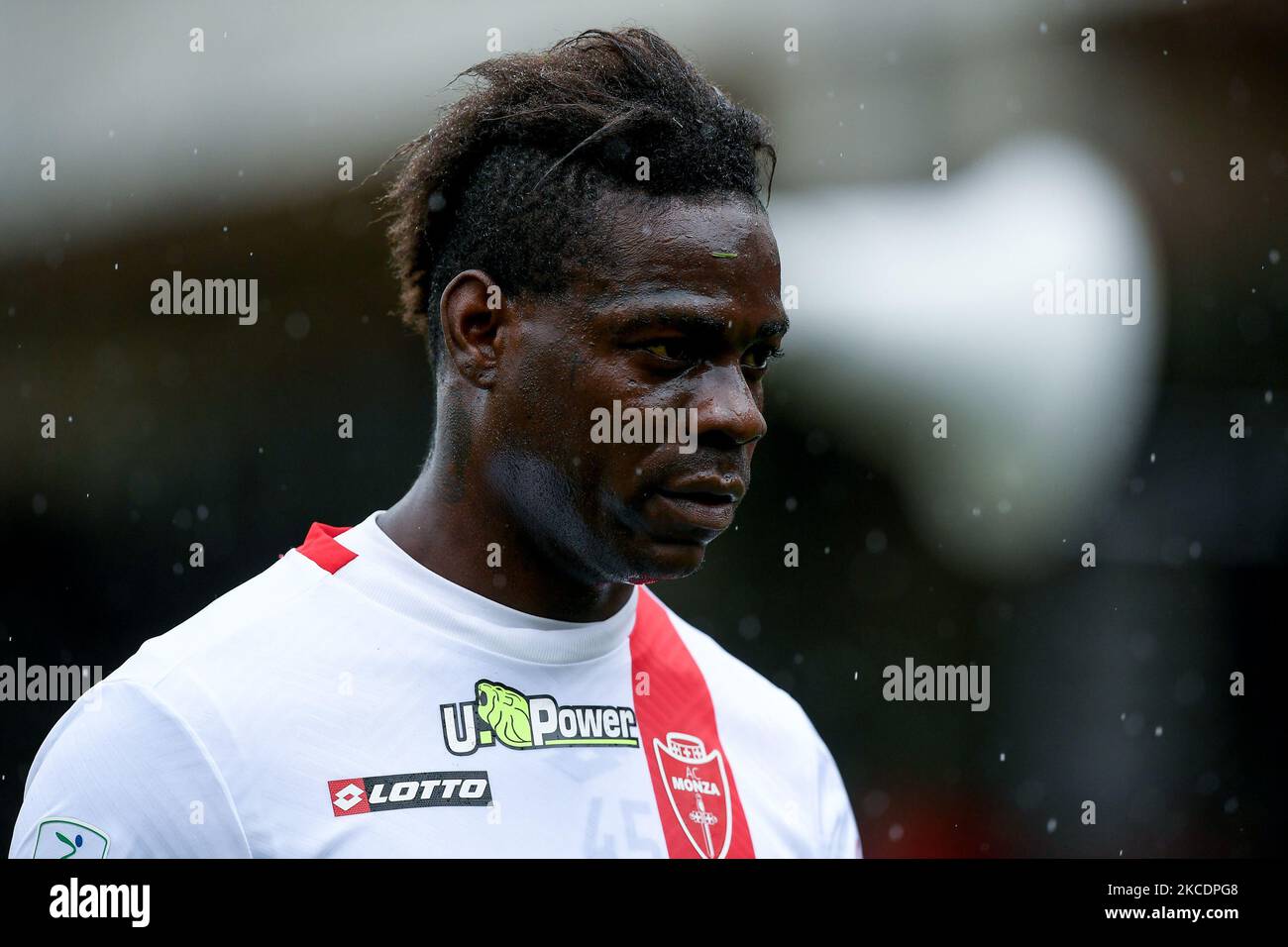 Mario Balotelli of AC Monza looks on during the Serie B match between ...