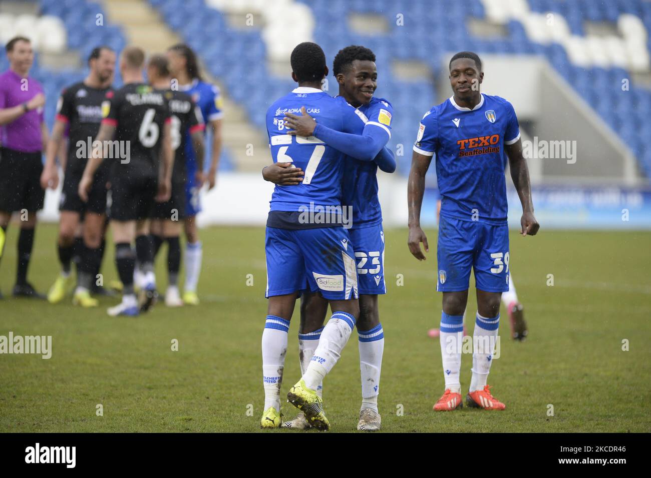 Kwame poku of colchester united hi-res stock photography and images - Alamy
