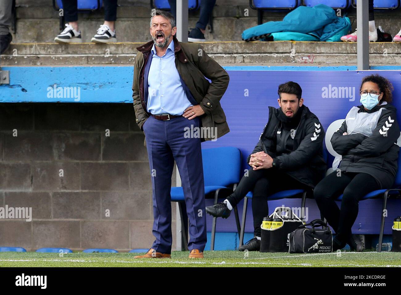 Southend manager Phil Brown during the Sky Bet League 2 match between ...