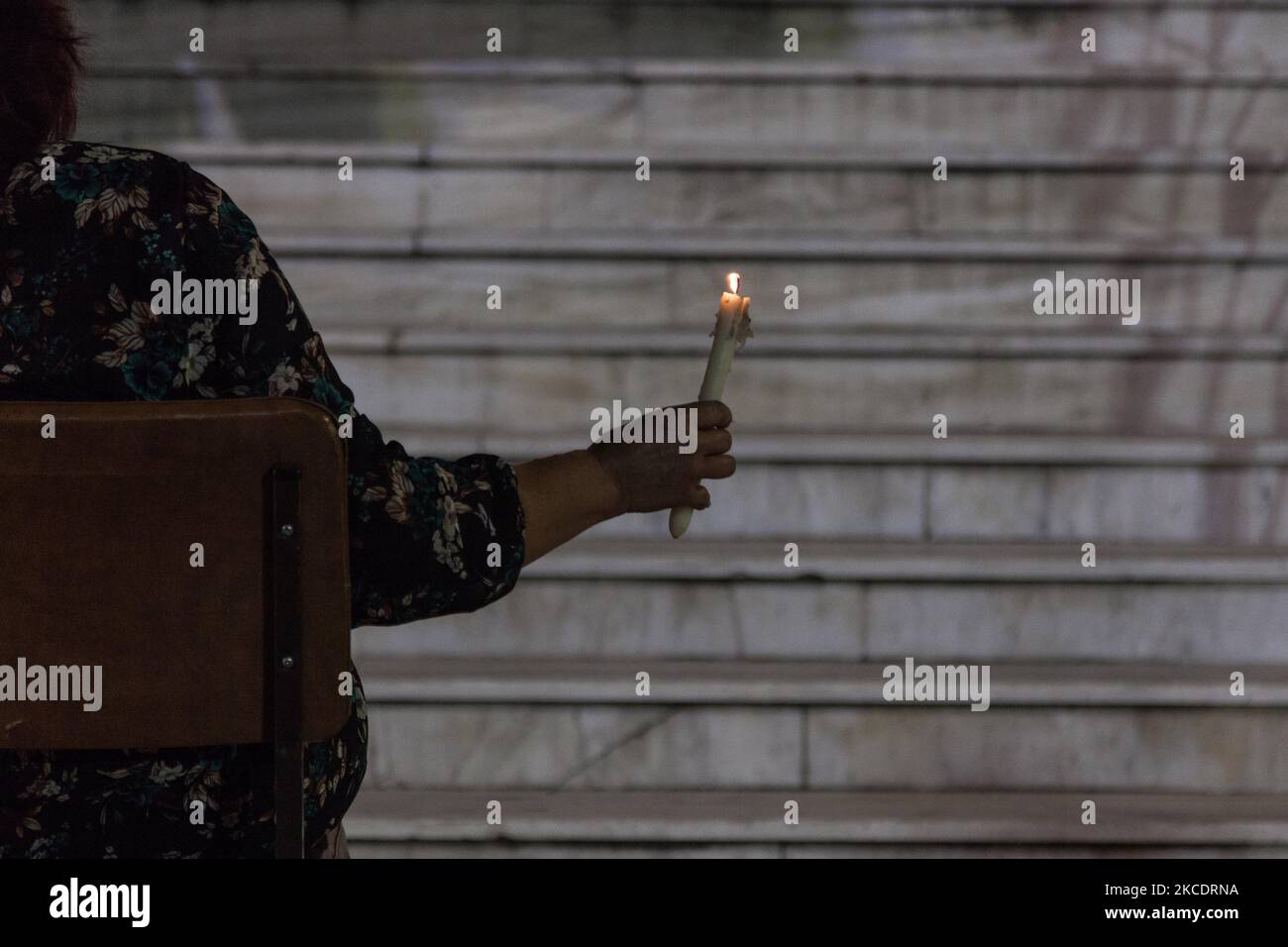 Jesus resurrection ceremony in St Nicholaos Church of Piraeus in Athens ...
