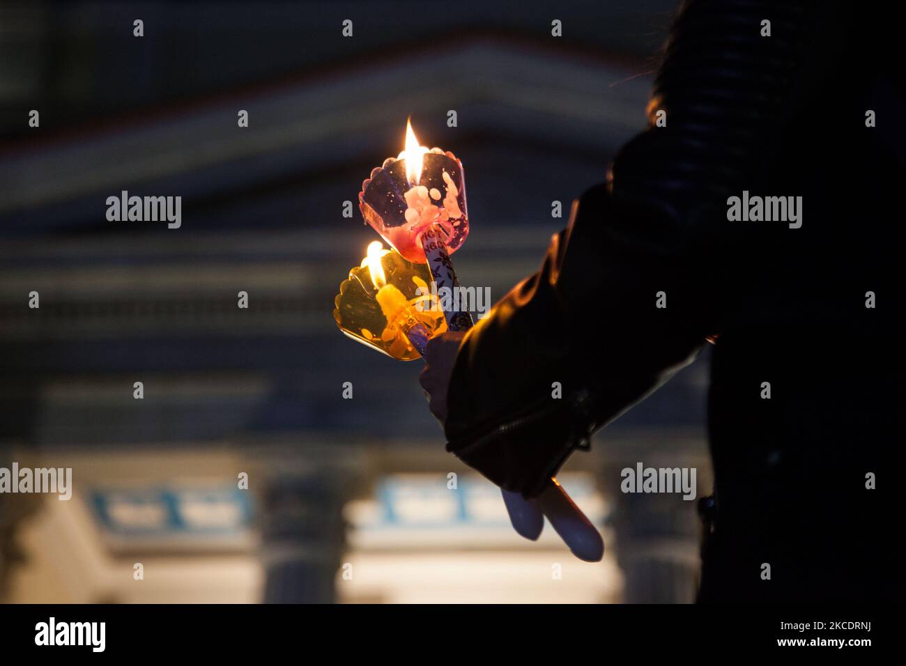 Jesus resurrection ceremony in St Nicholaos Church of Piraeus in Athens ...
