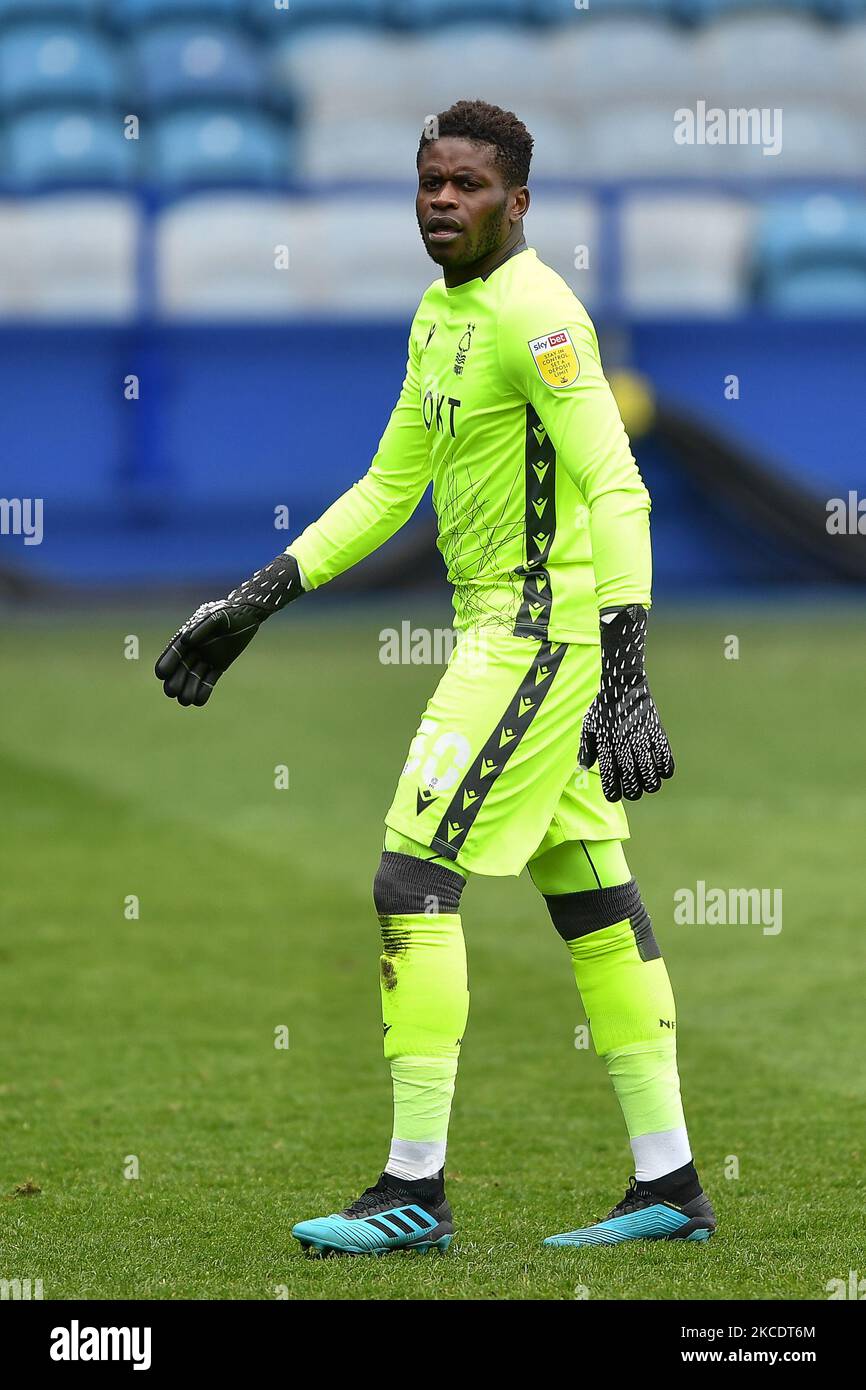 Nottingham Forest goalkeeper Brice Samba (30) during the Sky Bet ...