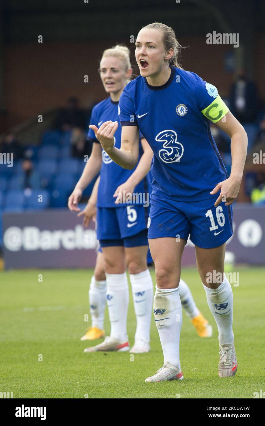 Magdalena Eriksson (Chelsea FC) gestures during the 2020-21 UEFA Womenâ ...