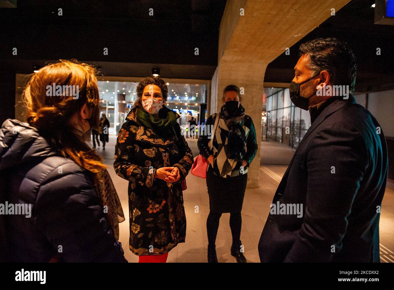 Radjen van Wilsem, CEO of CS Digital Media, and Alderman Marieke van ...