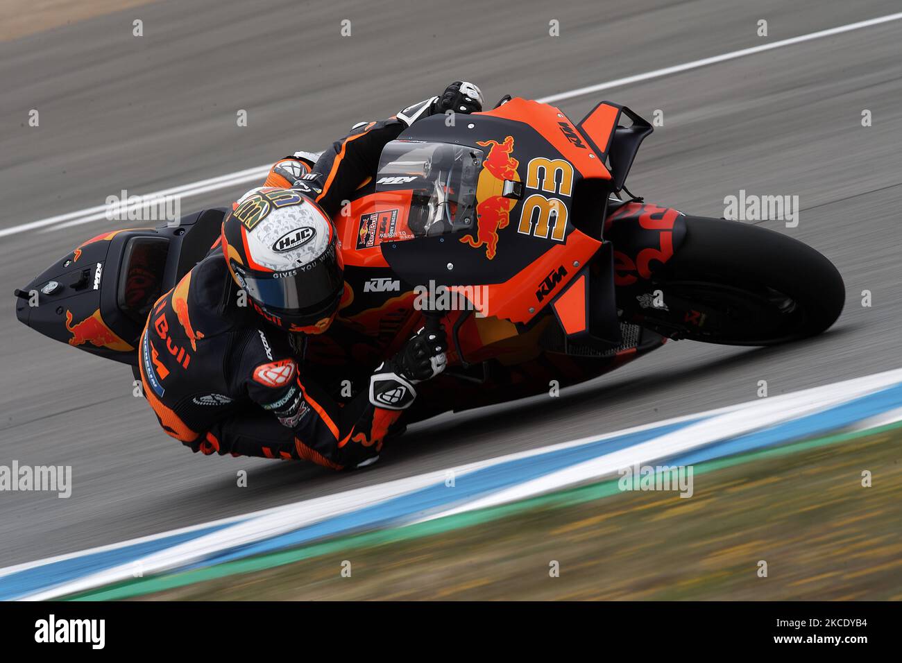 Brad Binder (33) of Republic of South Africa and Red Bull KTM Factory ...