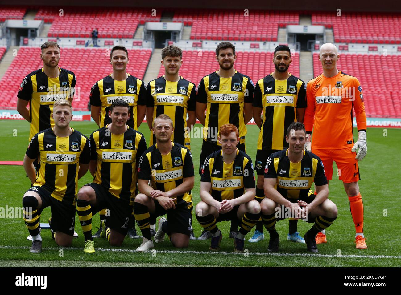 Hebburn Town team photo during The 2019/2020 Buildbase FA Vase Final ...