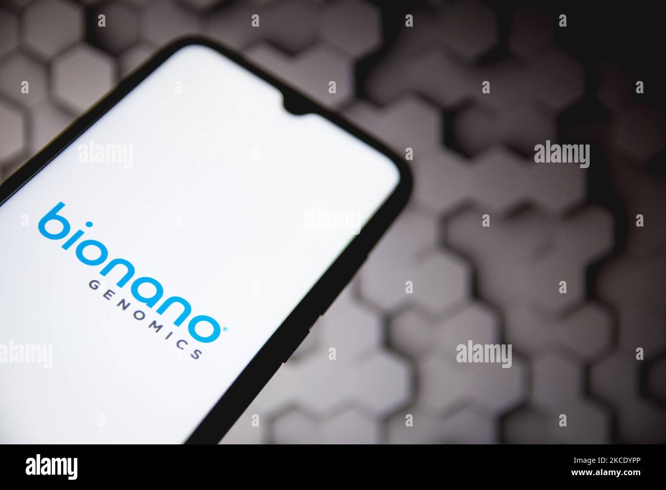 In this photo illustration a Bionana logo seen displayed on a ...