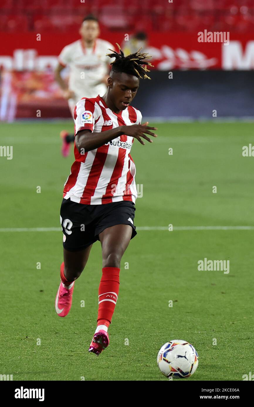 Nico Williams of Athletic Club during the La Liga match between Sevilla ...